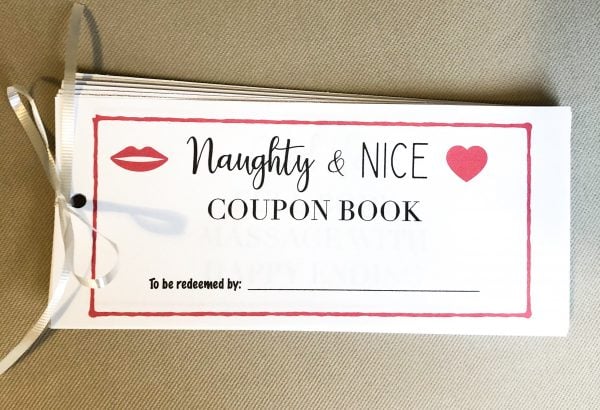 Naughty & Nice Coupon Book For Your Spouse - Just Simply Mom
