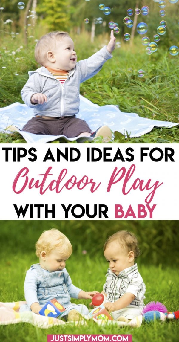 11 Tips and Ideas for Being Outside with a Baby - Just Simply Mom