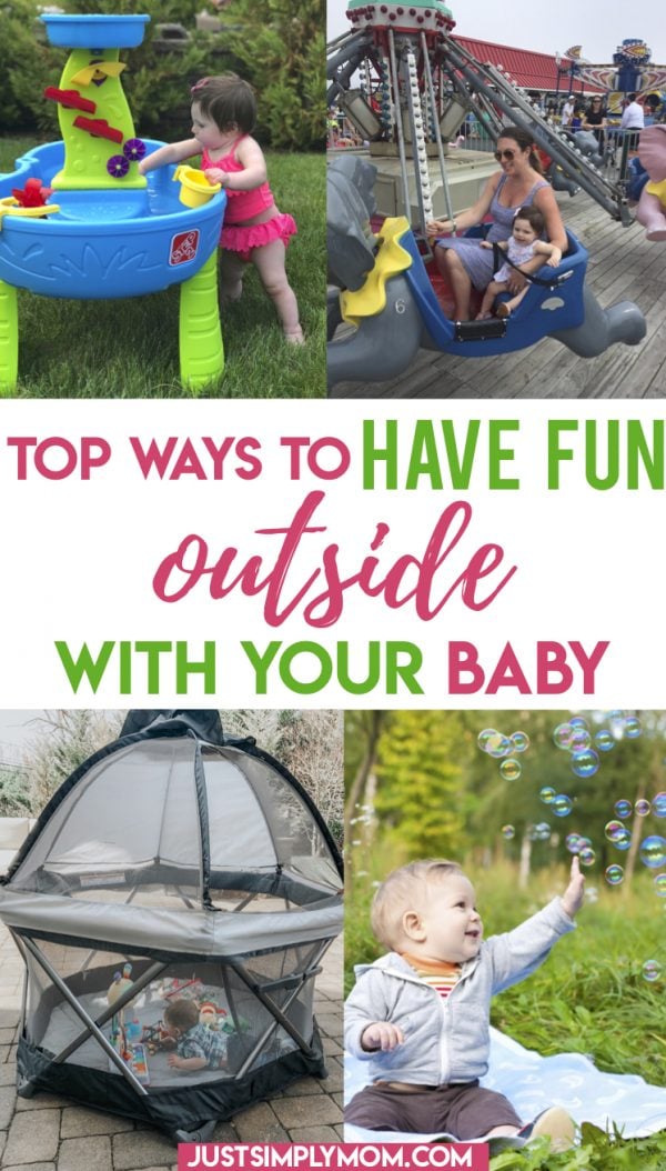 11 Tips and Ideas for Being Outside with a Baby - Just Simply Mom