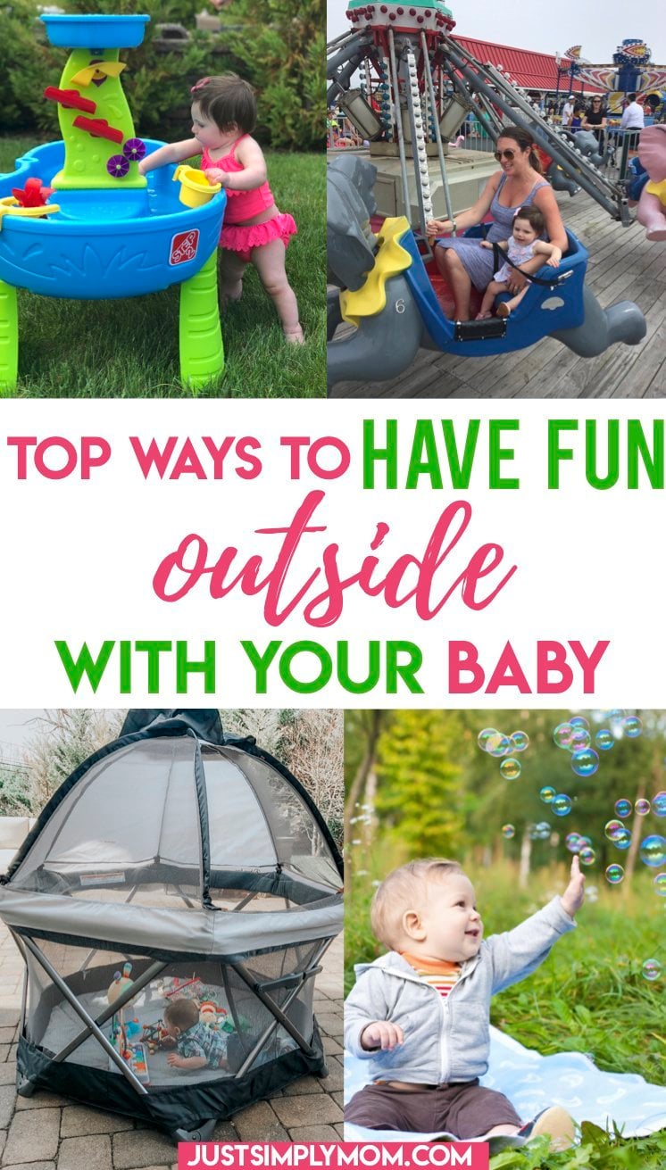 11 Tips and Ideas for Being Outside with a Baby - Just Simply Mom
