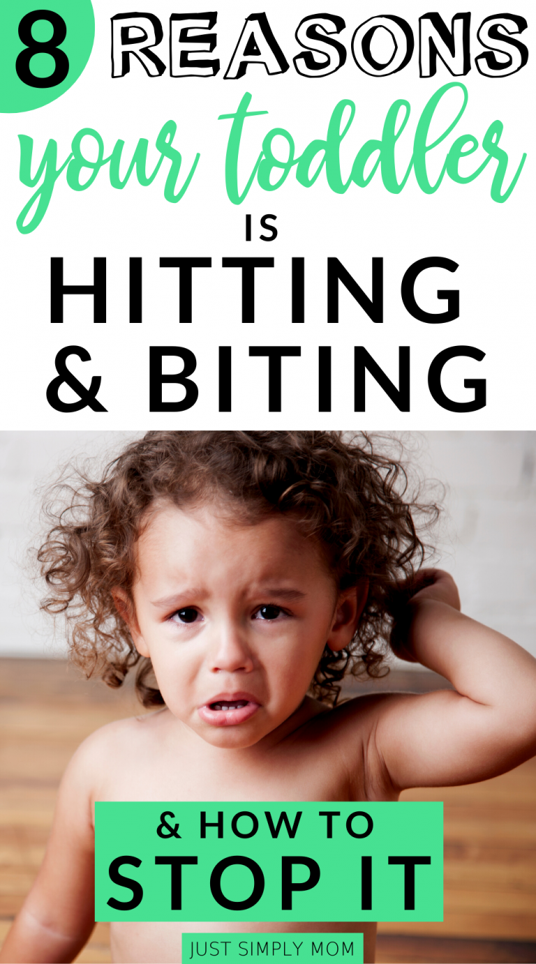 8 Reasons Your Toddler is Hitting or Biting and How to Stop It - Just ...