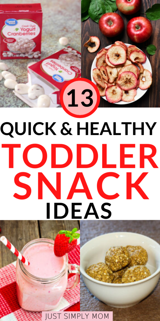 13 Quick and Healthy Toddler Snack Ideas - Just Simply Mom