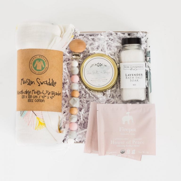 Creating a New Mom Care Package - Gift Baskets with Everything She ...