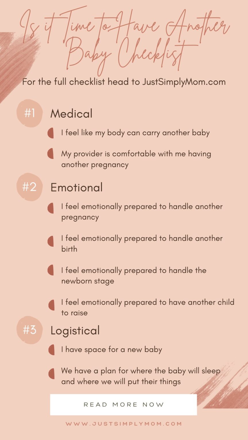 How to Decide When to Have Another Baby - Just Simply Mom
