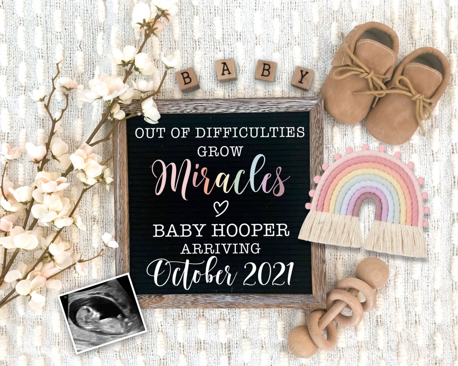 22 Rainbow Baby Announcement Ideas - Just Simply Mom