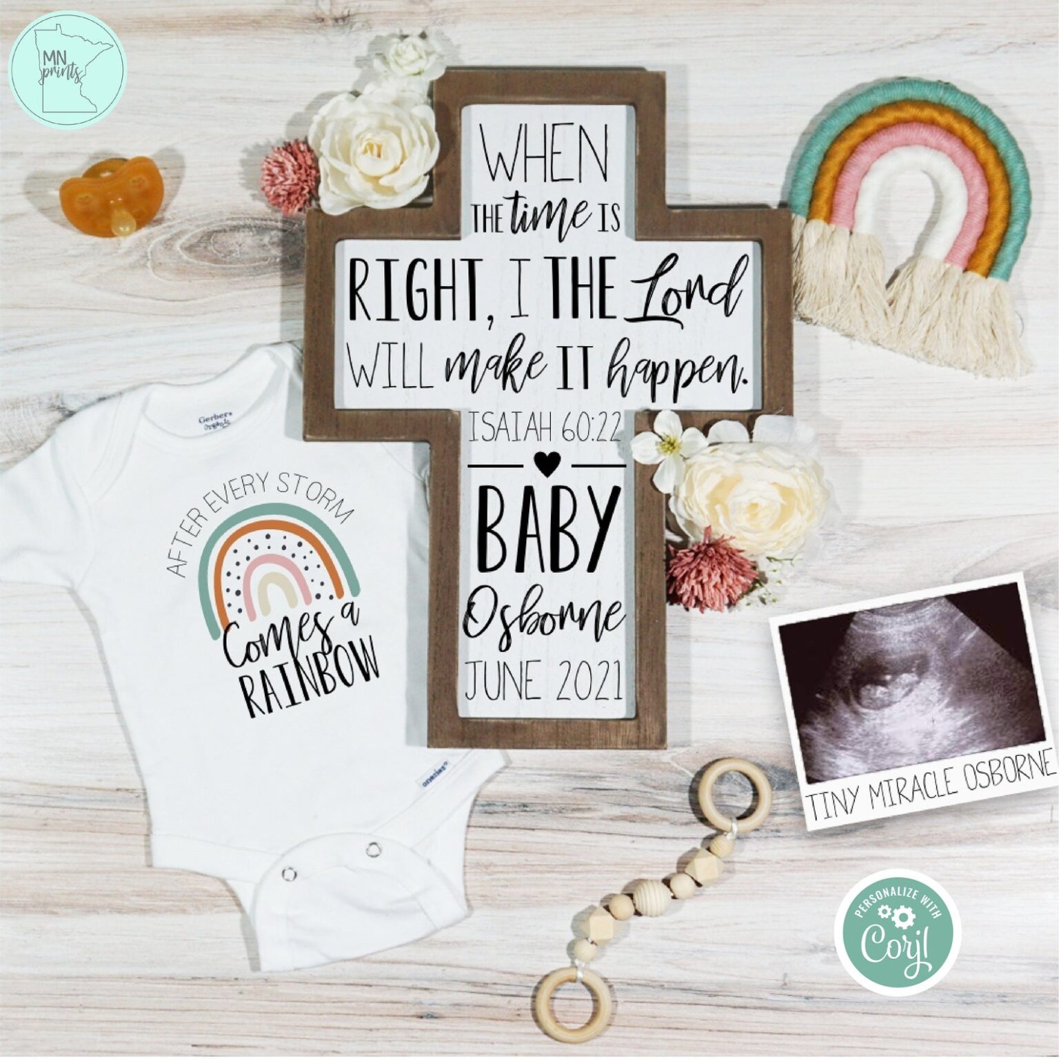 22 Rainbow Baby Announcement Ideas - Just Simply Mom