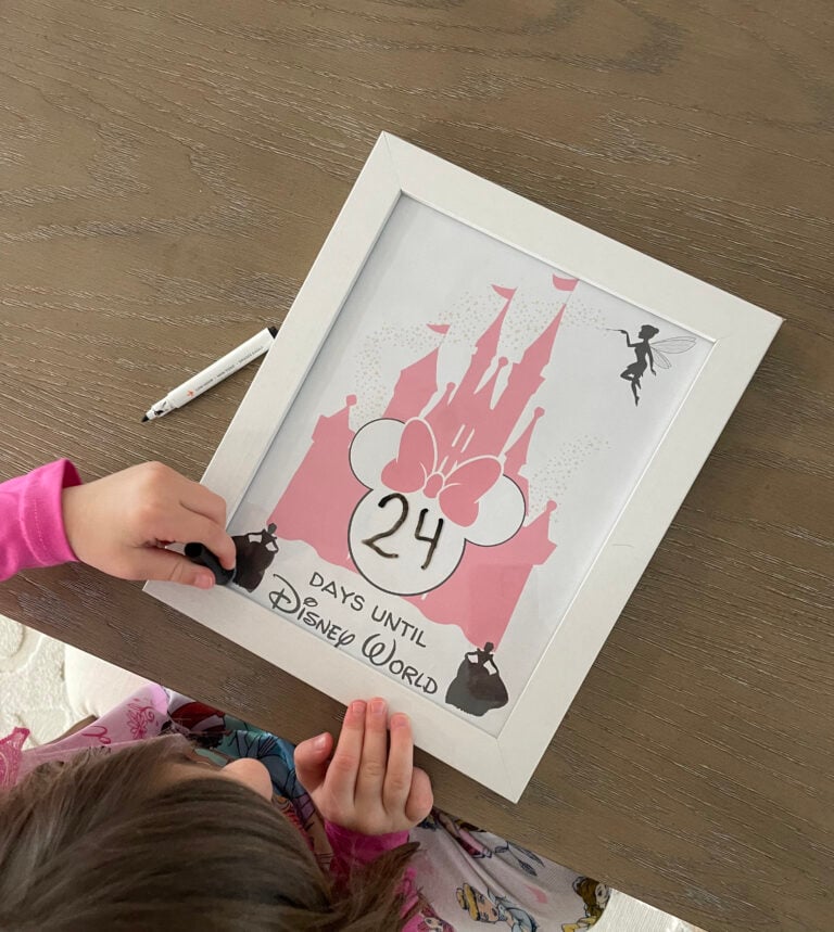 Disney Countdown Free Printable For Your Magical Trip - Just Simply Mom