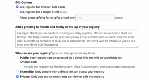 Simple Baby Registry Greeting Examples for your Baby Shower Guests ...