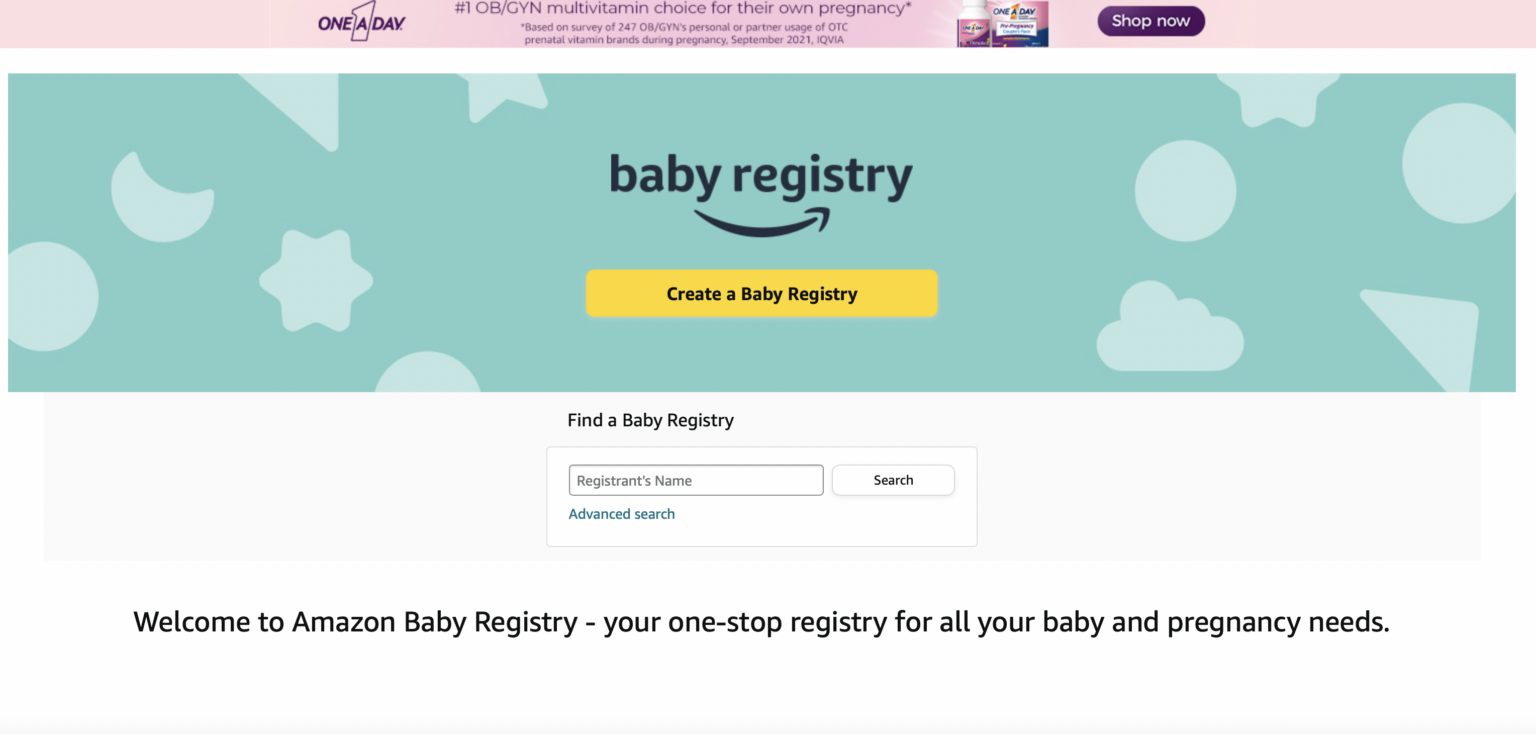 Simple Baby Registry Greeting Examples for your Baby Shower Guests ...