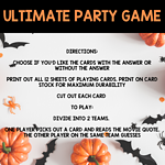 Free Printable Halloween Movie Quote Game for Adults and Kids - Just ...