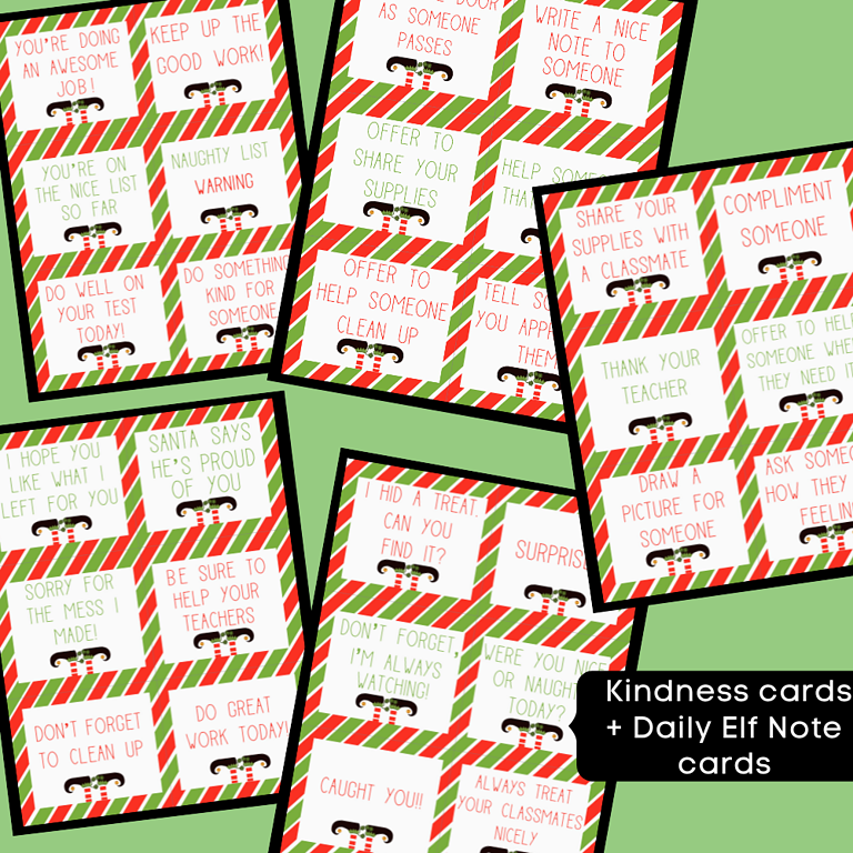 Get Creative with Free Printable Notes for Elf on the Shelf - Just ...