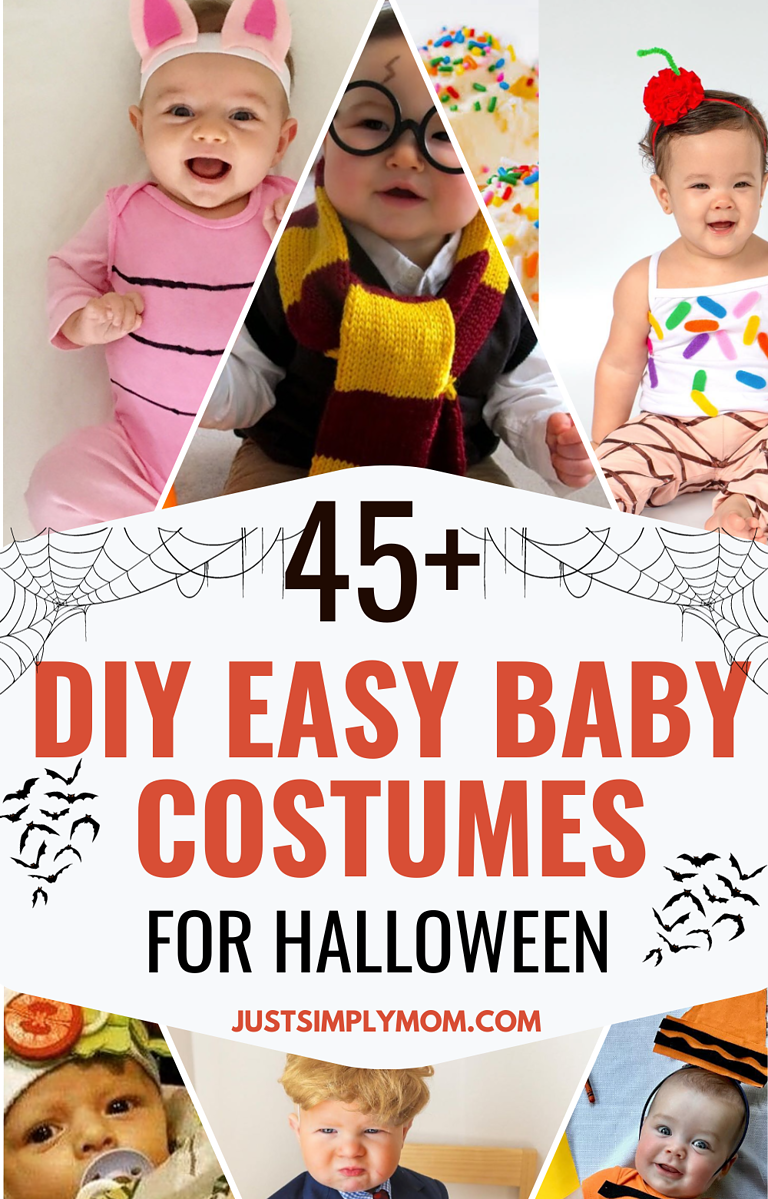45+ Easy DIY Baby Halloween Costumes You'll Love! - Just Simply Mom