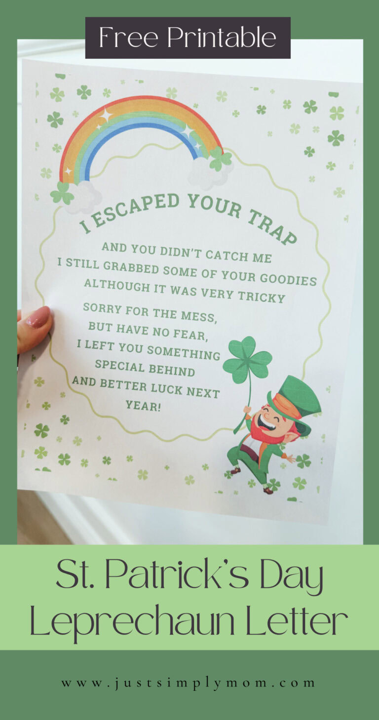 A Magical Surprise: Free Printable Leprechaun Letter for St. Patrick’s ...